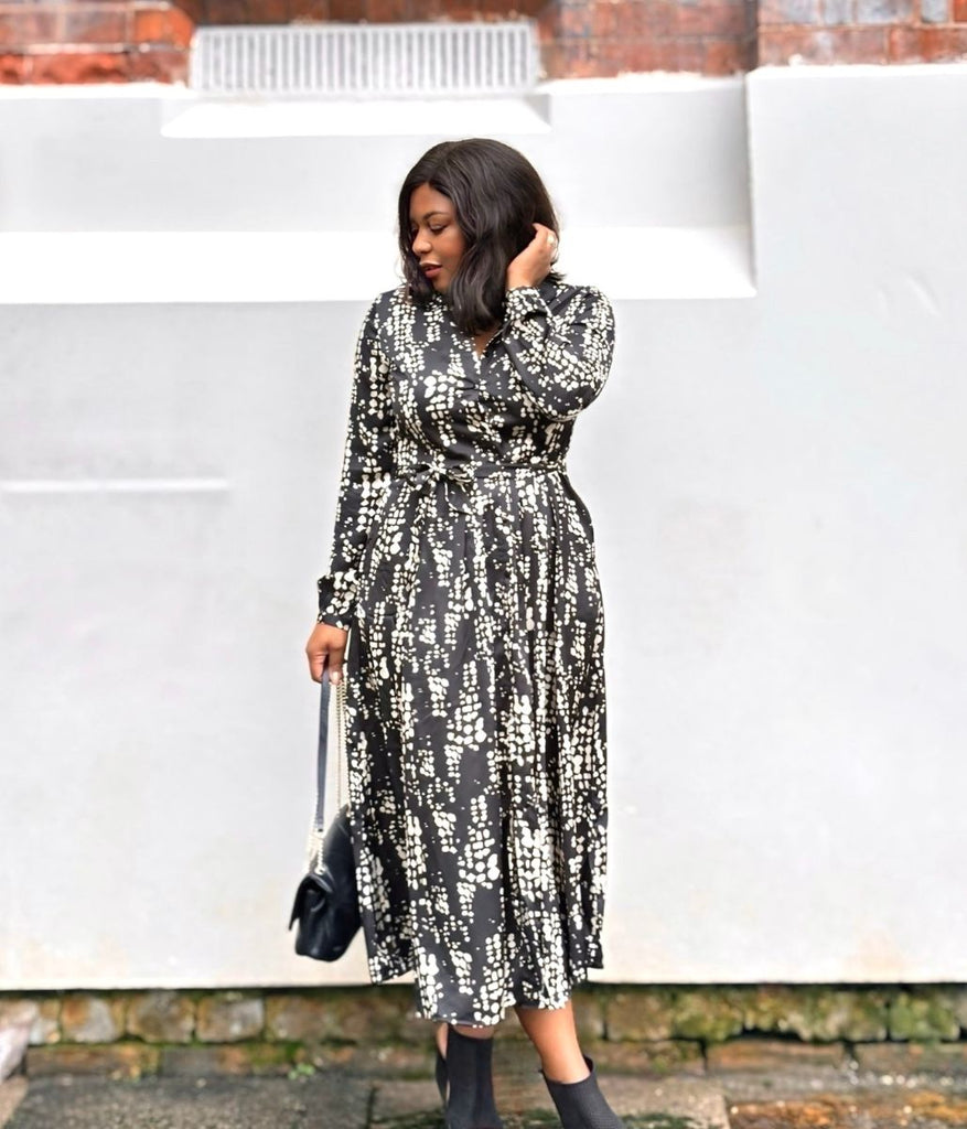 Davina Satin Belted Shirt Dress – Highstreet Outlet UK